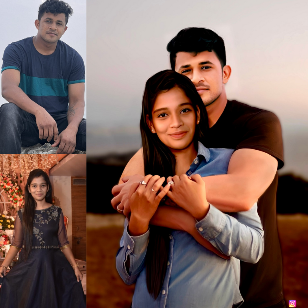 Merge Art Collection | Merge Art Digital Oil Painting | Digital Merge Art Online | Giftify