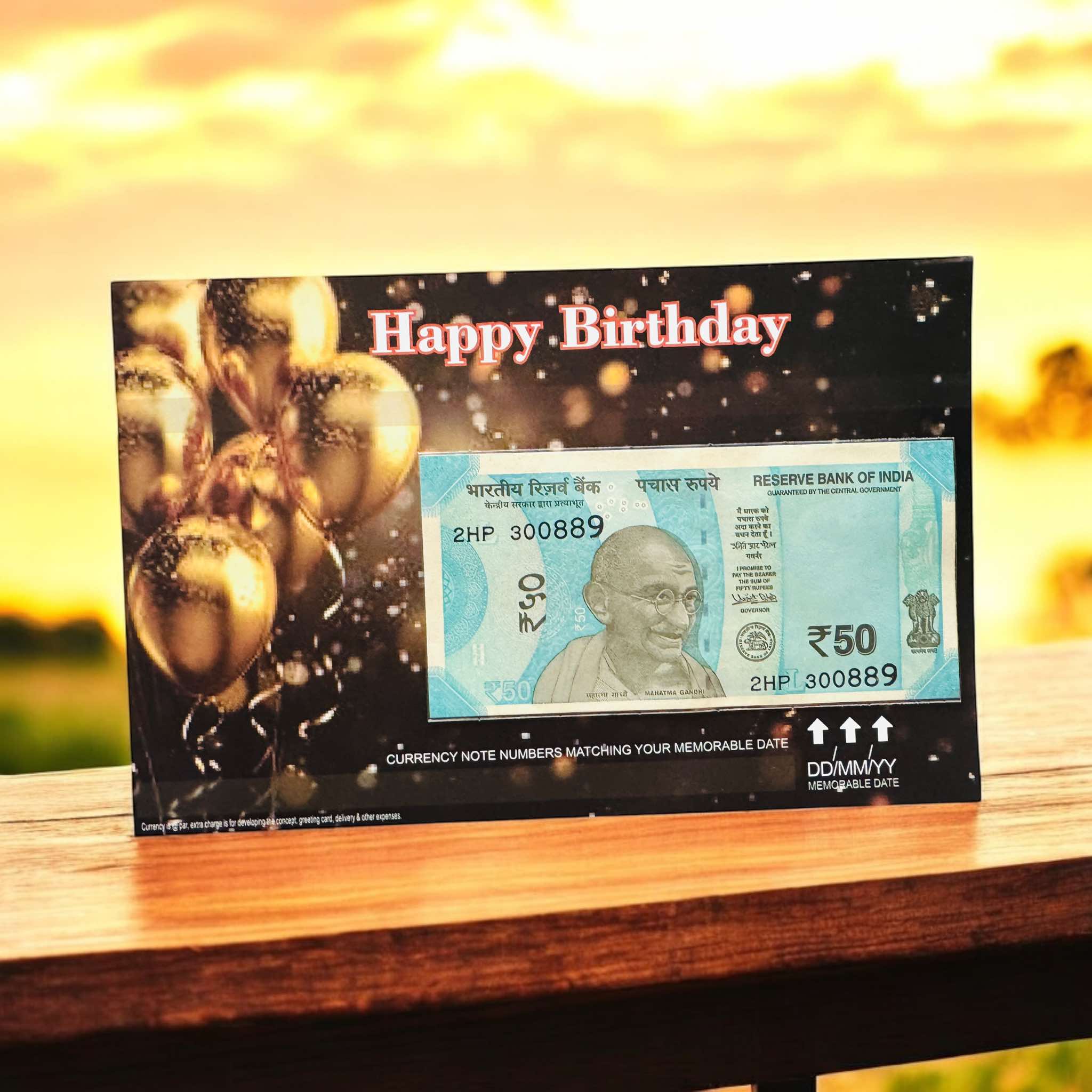 Buy Birthday Currency Note online in India | Giftify