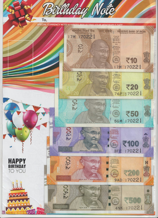 Buy Birthday Currency Note online in India | Giftify