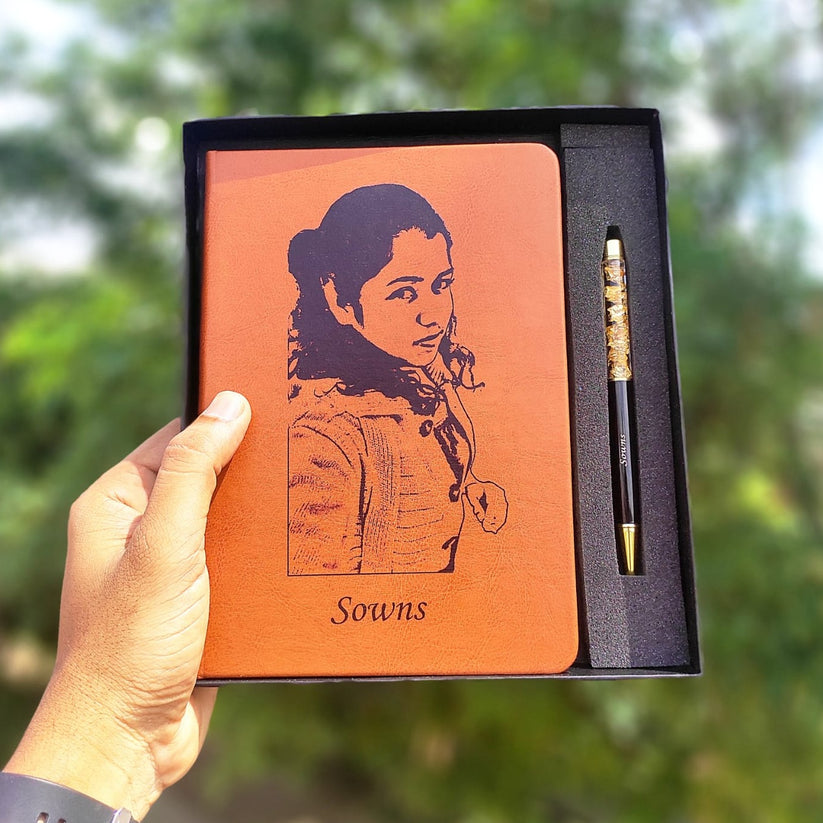 Buy Customized diary with photo at best price in India | Giftify